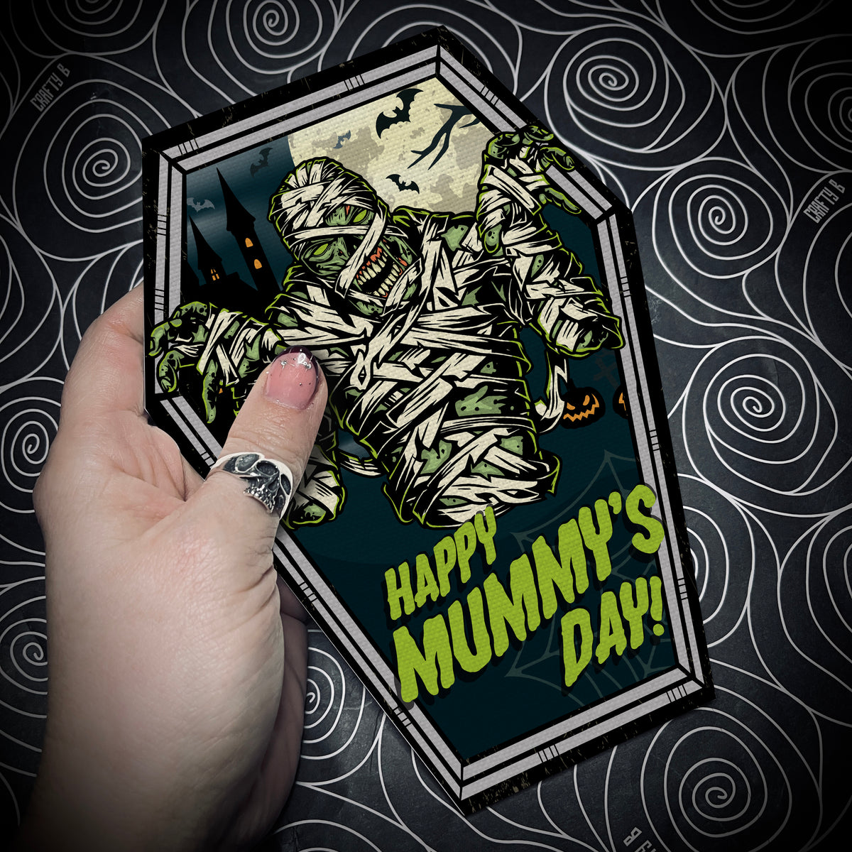 Happy Mummy's Day! Coffin Card – The Crafty BurrEato