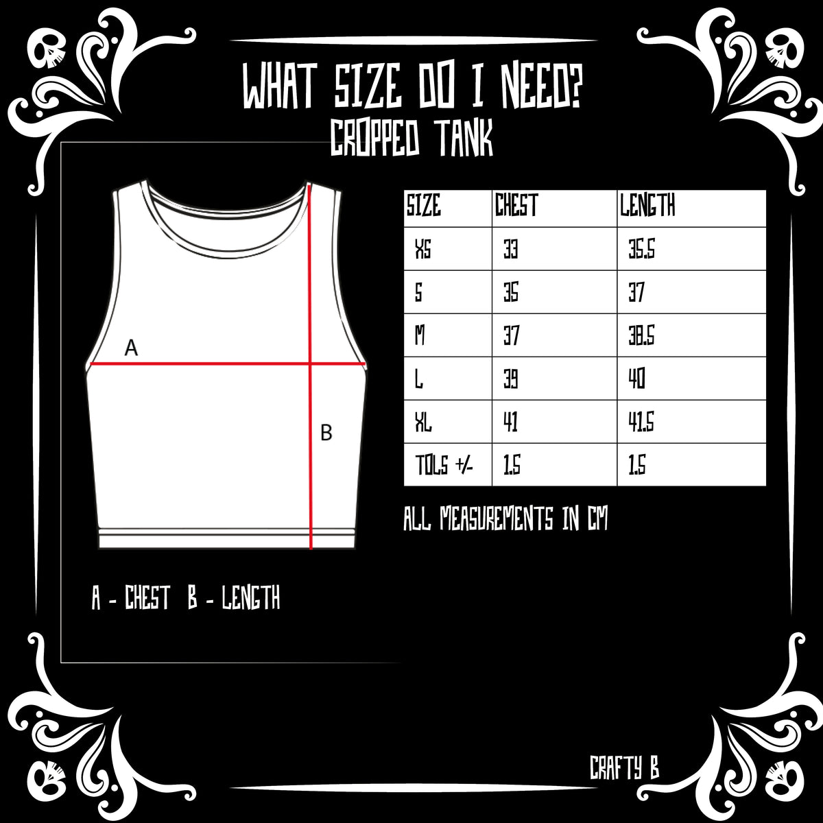 Batty Cropped Tank – The Crafty BurrEato